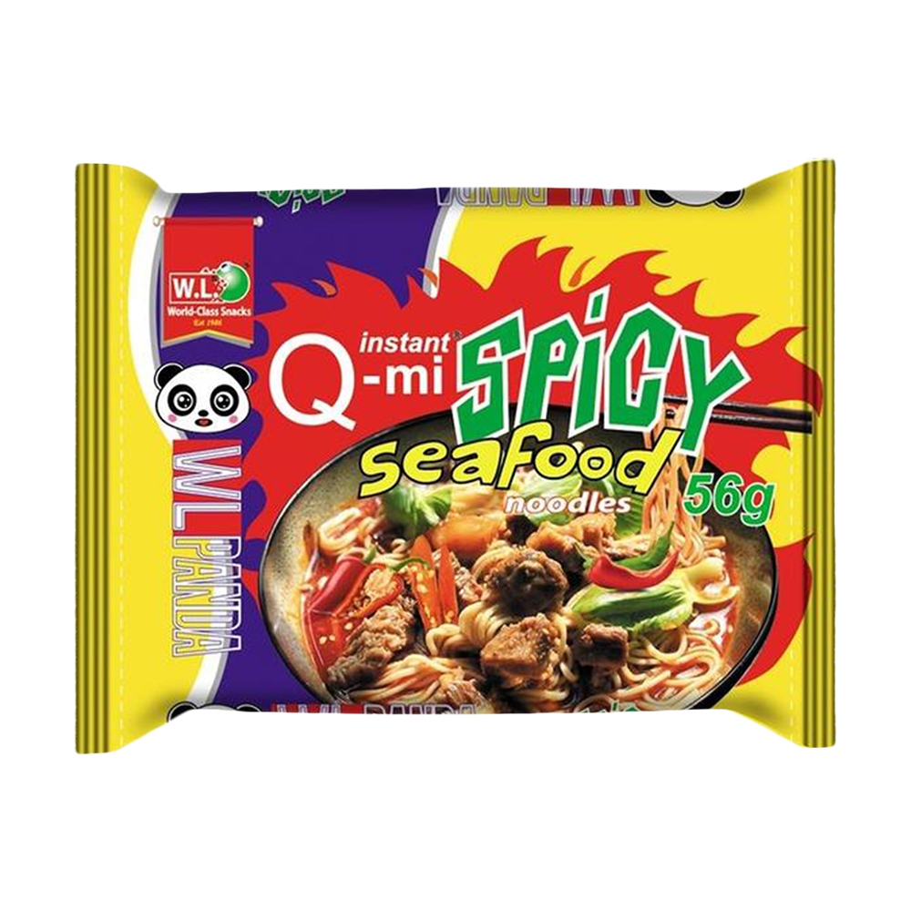 WL Panda Q-Mi Instant Noodles Seafood 56G
