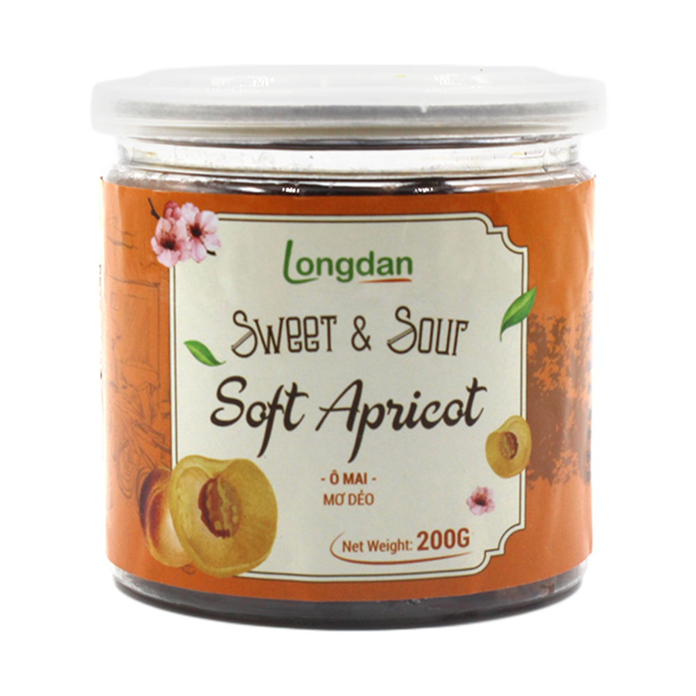 Longdan Sweet & Sour Soft Apricot 200g (Case 24)