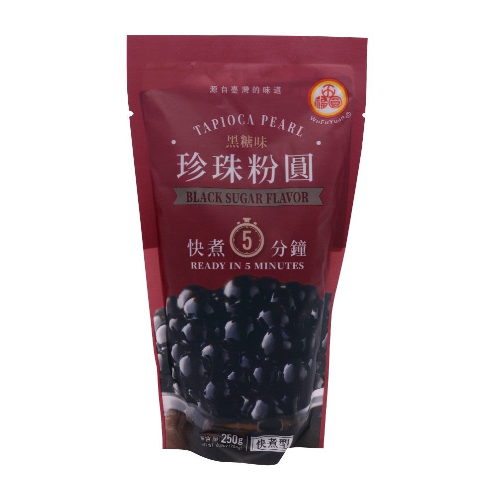 WU FU YUAN Tapioca Pearl - Brown Sugar 250g