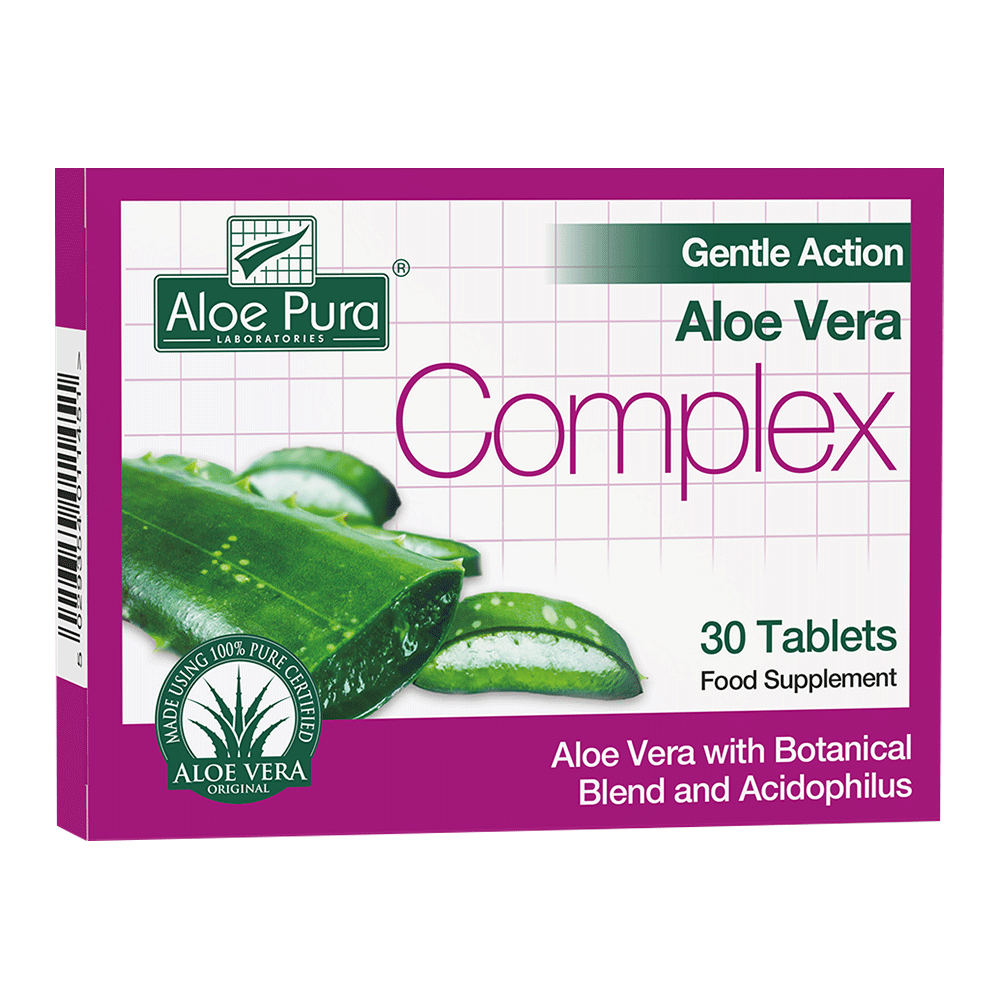 ALOE PURA Gentle Action Aloe Vera Complex 30 Capsules