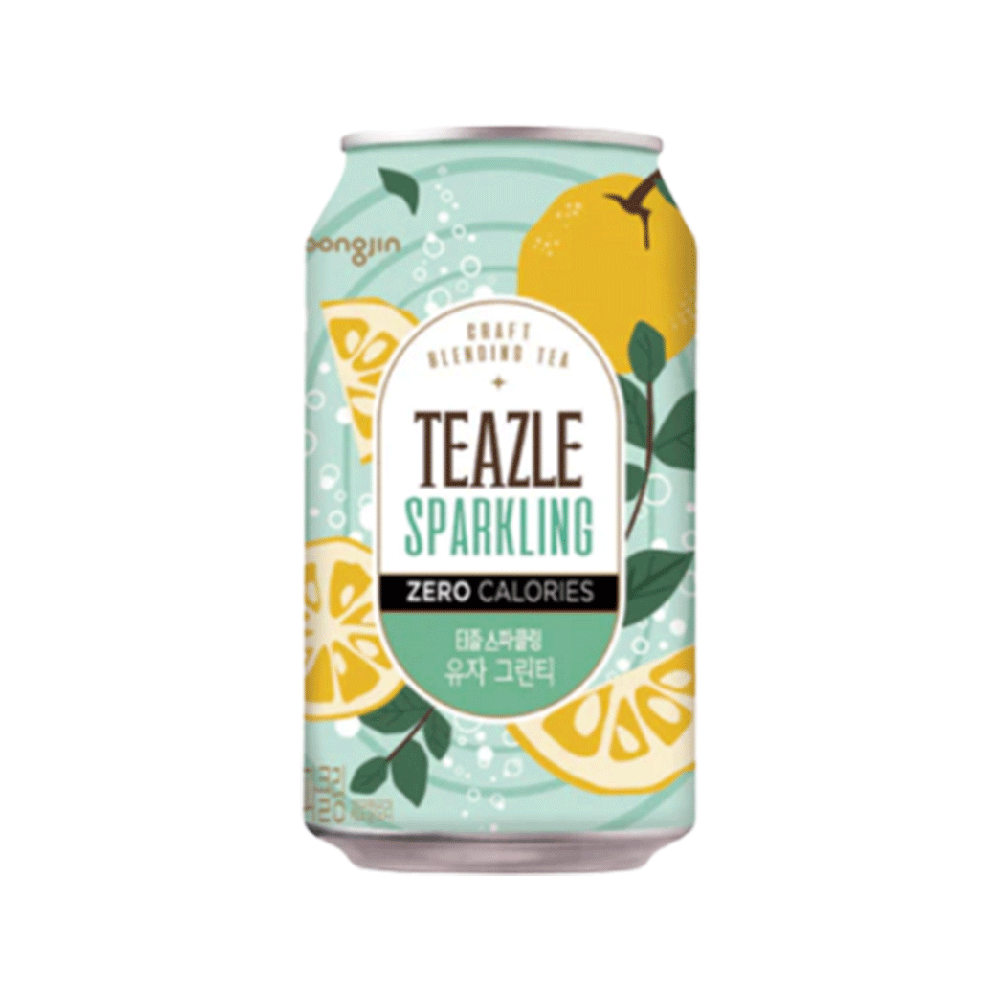 WOONG JIN Teazle Zero Sparkling Citron & Green Tea 340ml
