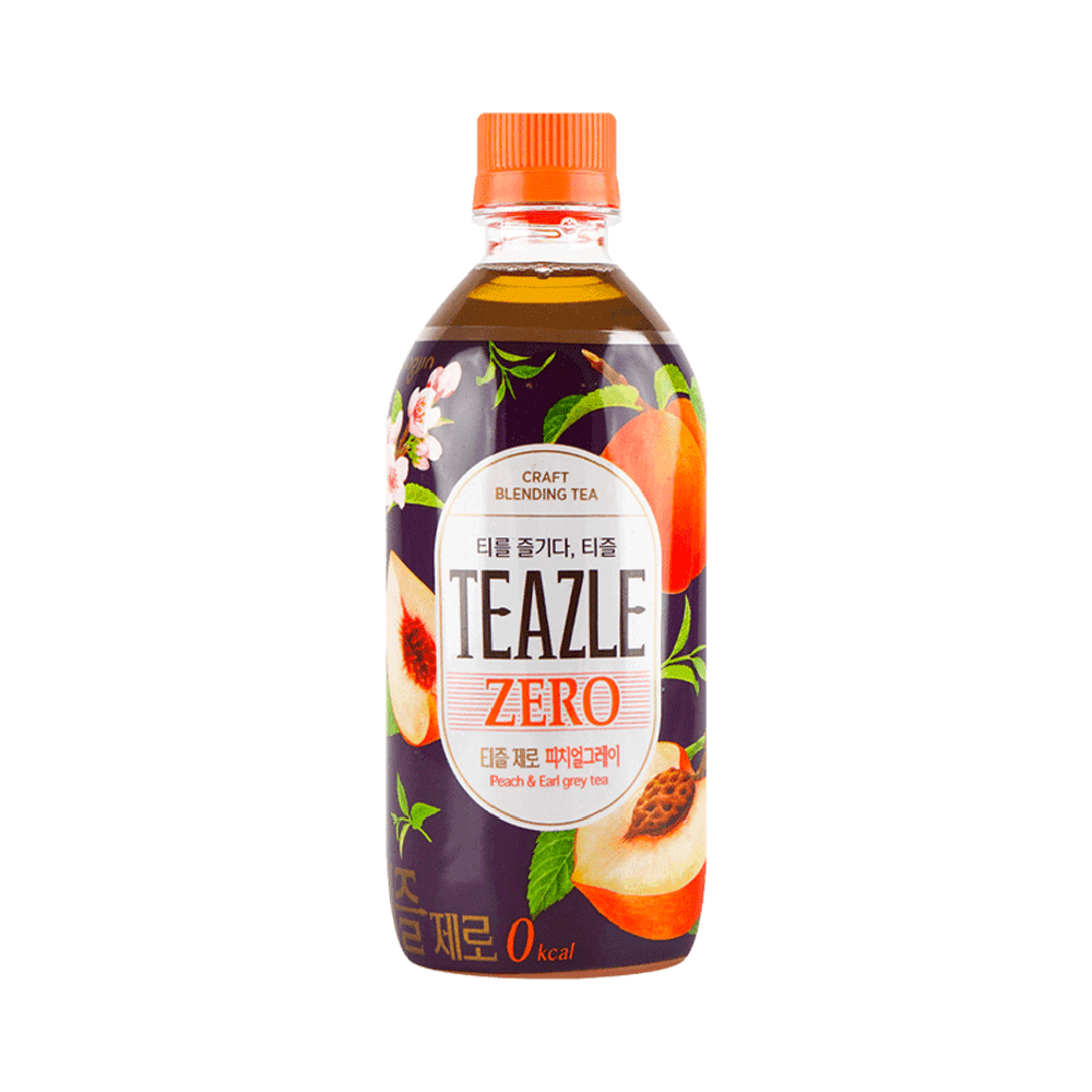 WOONG JIN Teazle Zero Peach&Earl Grey Tea 500ml