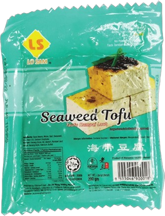 LO SAM TOFU RUMPAI LAUT (SEAWEED) 200g (Chilled)