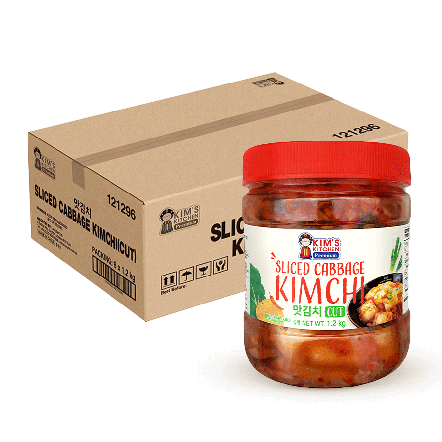 KIM'S KITCHEN PREMIUM Sliced Cabbage Kimchi 1.2kg (Case 6)