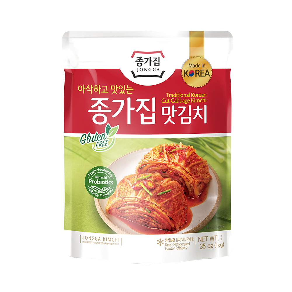 DS JONGGA Mat Sliced Cabbage Kimchi (Pouch) 1KG
