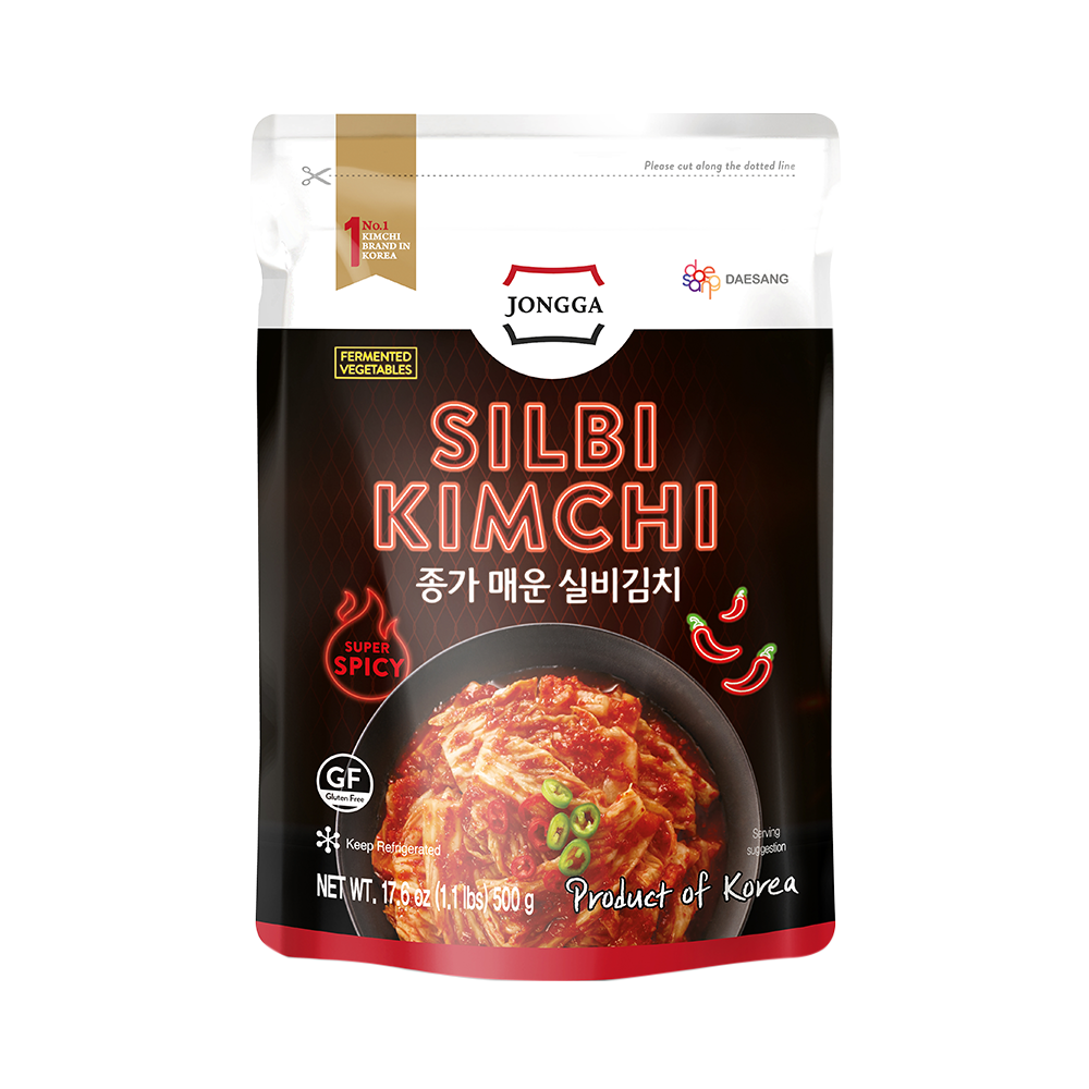 DS JONGGA Super Spicy Silbi Kimchi (Pouch) 500g