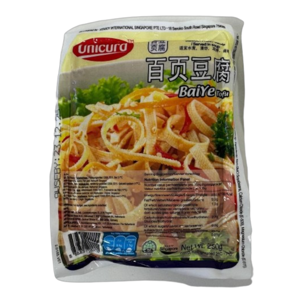 Unicurd Bai Ye Tofu 250g (Case 24)