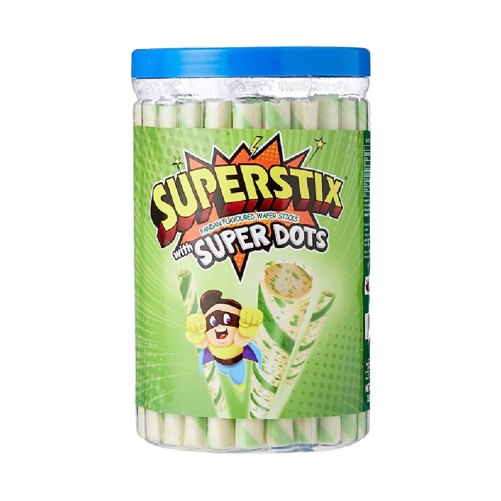 SUPER STIX Biscuit Stick Pandan Flavour 324g