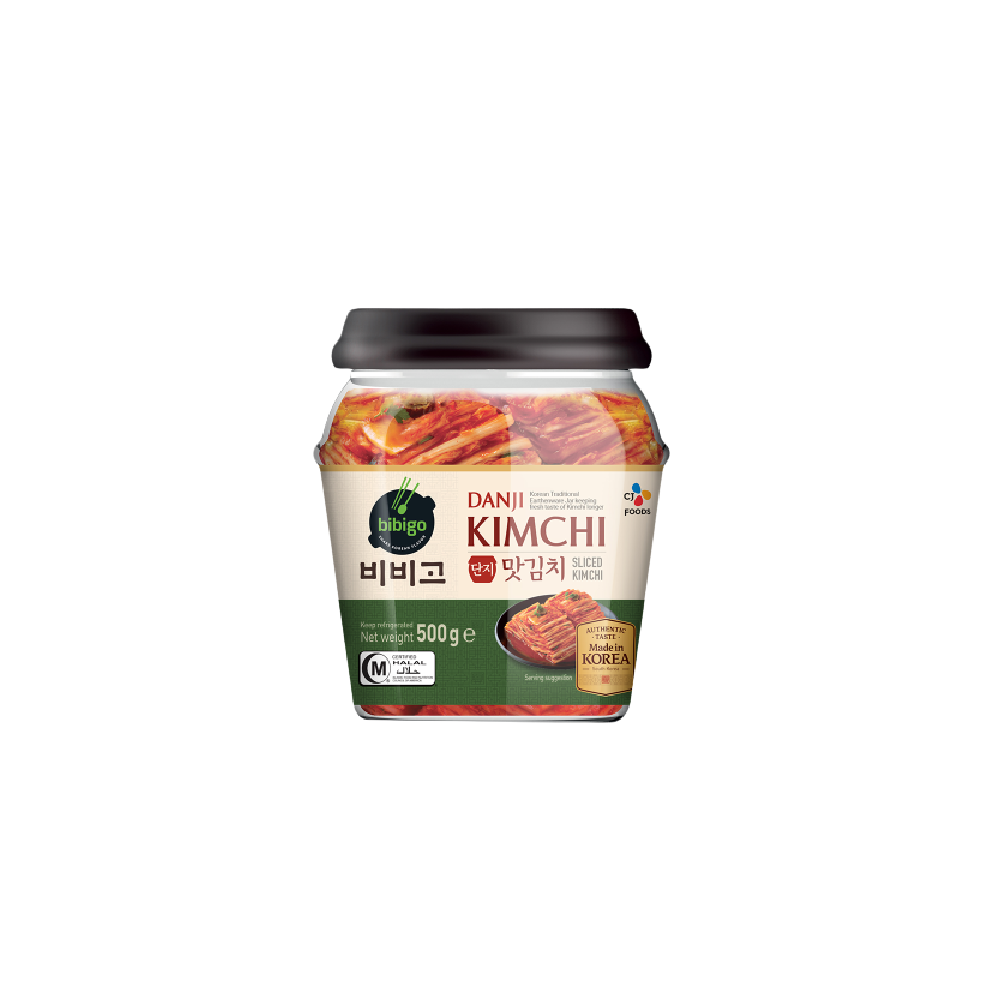 CJ BIBIGO Sliced Cabbage Kimchi (Jar) 500g