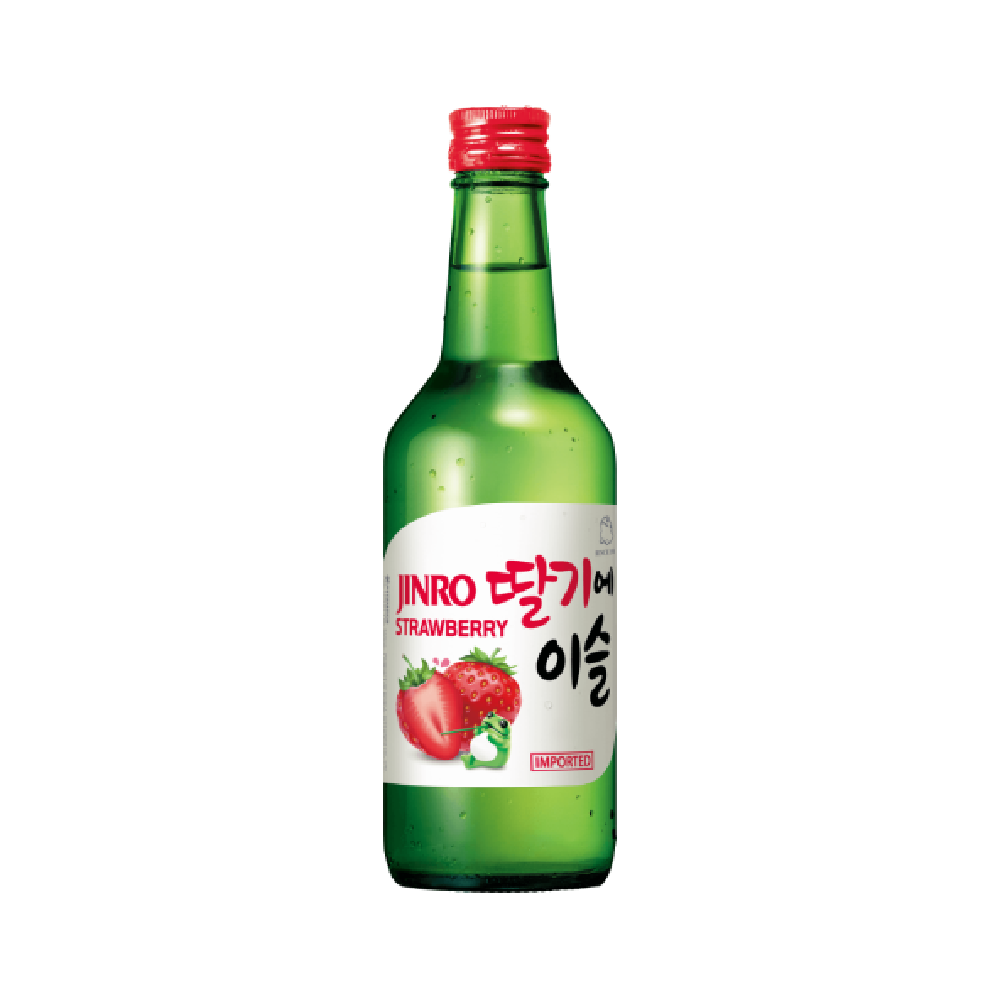 JINRO Strawberry Soju Alc 13% 360ml