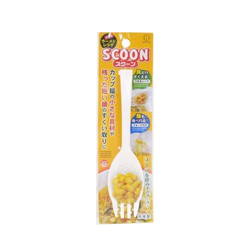 KOKUBO Scoon Perforated Ramen Spoon White