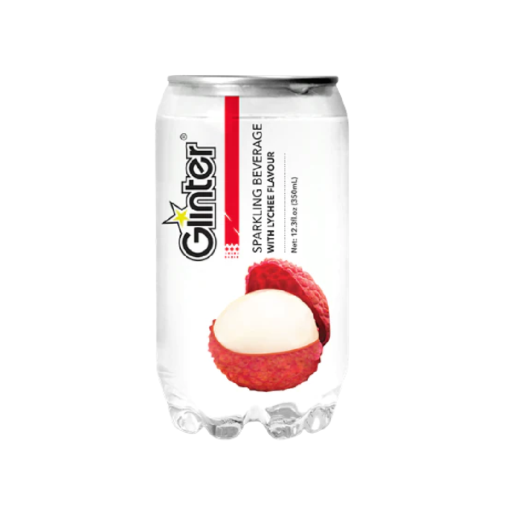GLINTER Lychee Sparkling Water 350ml