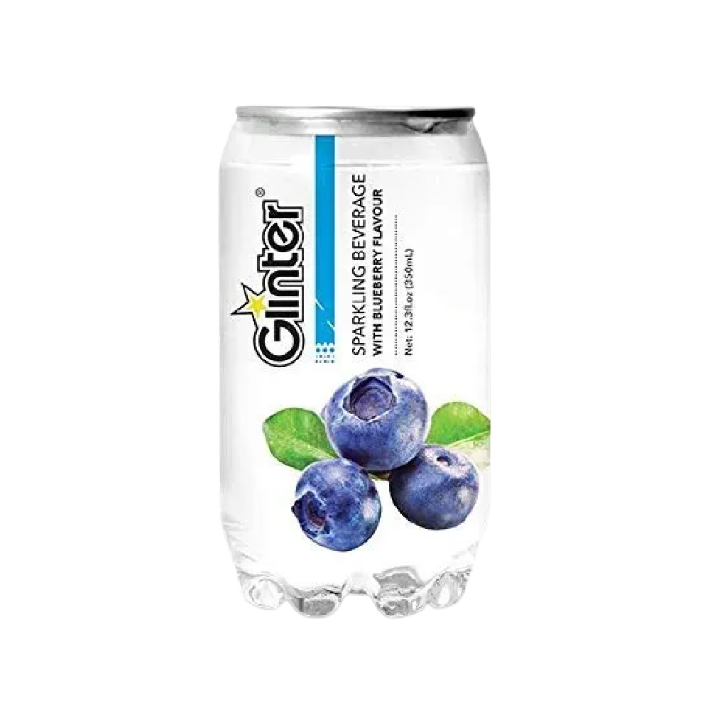 GLINTER Blueberry Sparkling Water 350ml