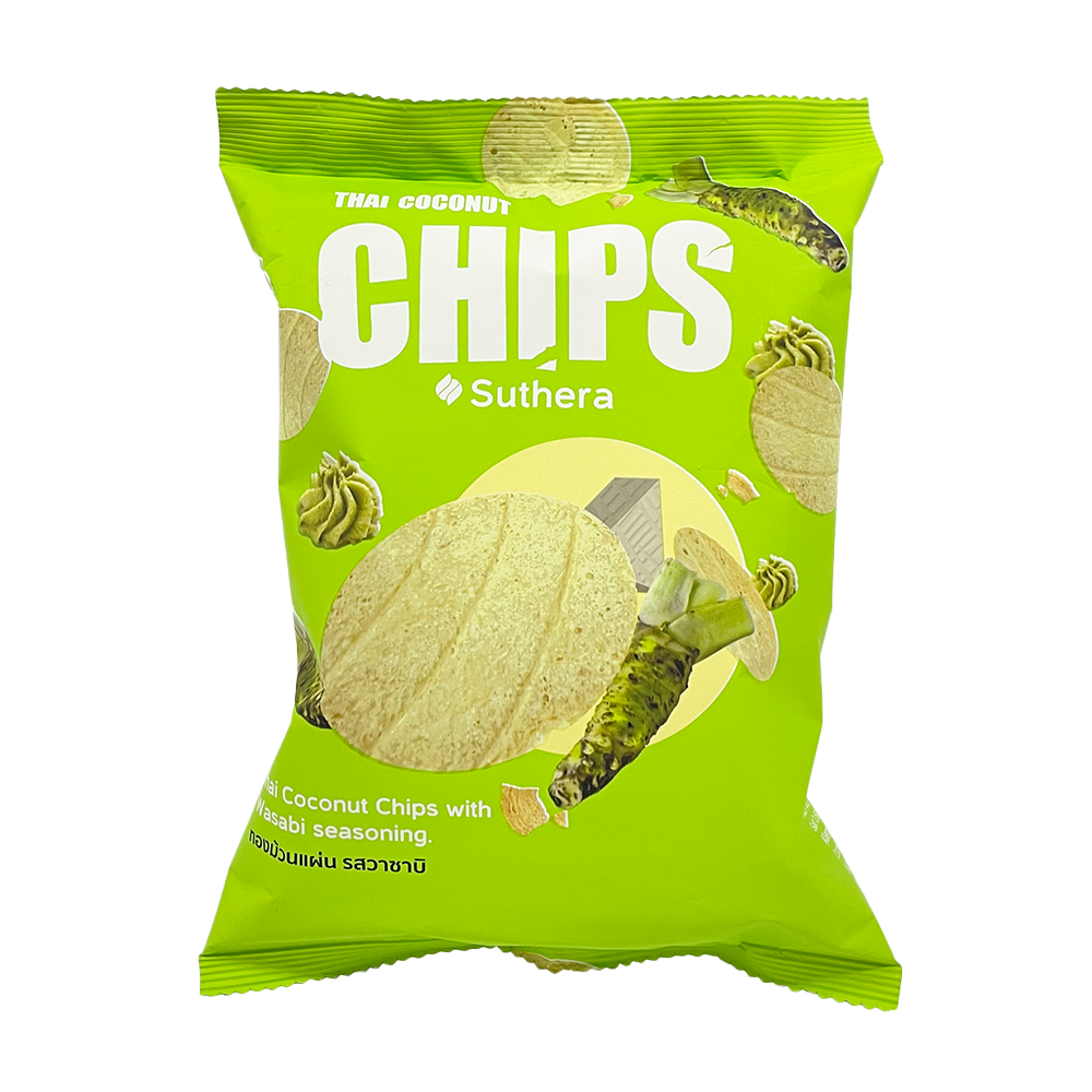 SUTHERA Coconut Chips Wasabi 42g