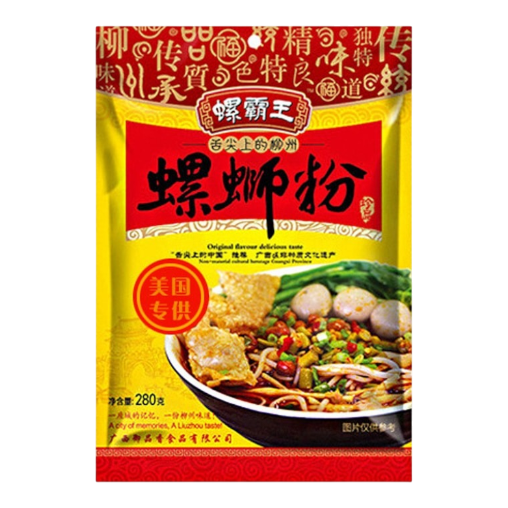 LUO BA WANG Instant Vermicelli River Snails Soup 280g