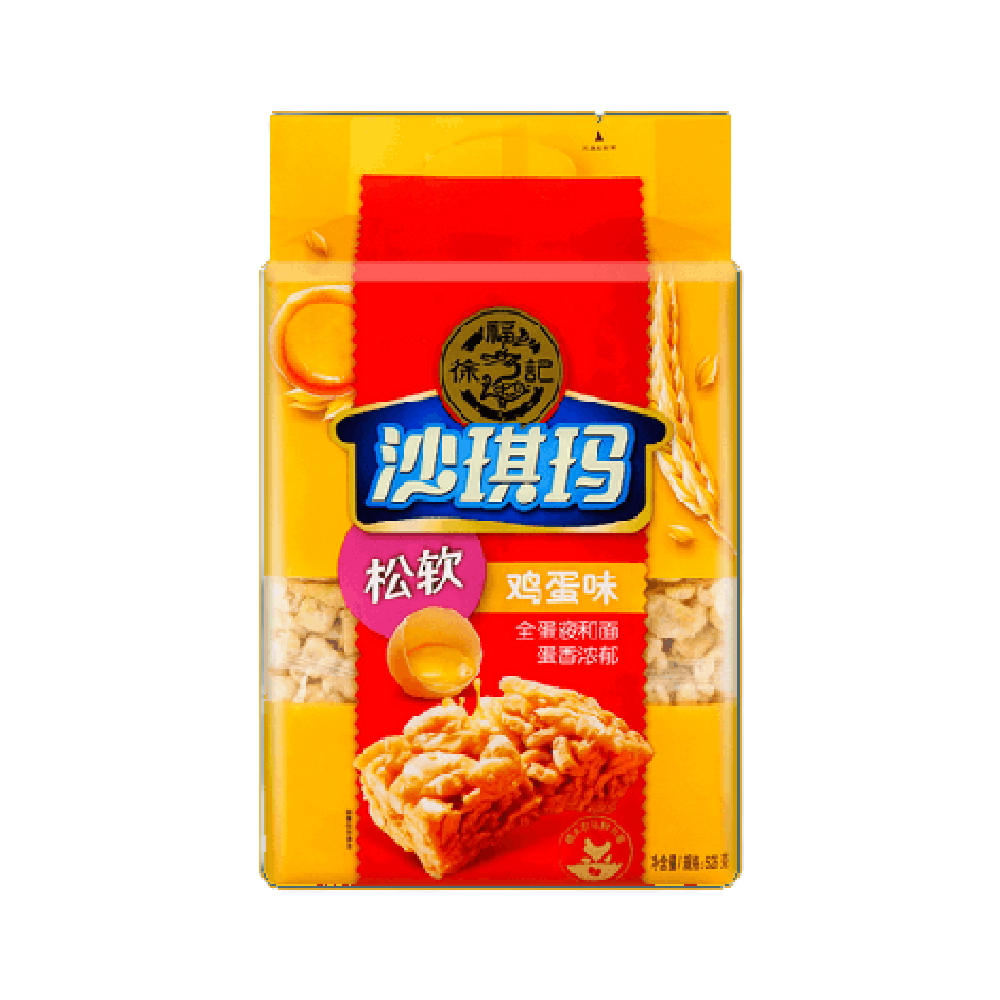 XU FU JI (Flour Cake with Egg) Caramel Sachima Soft 470G