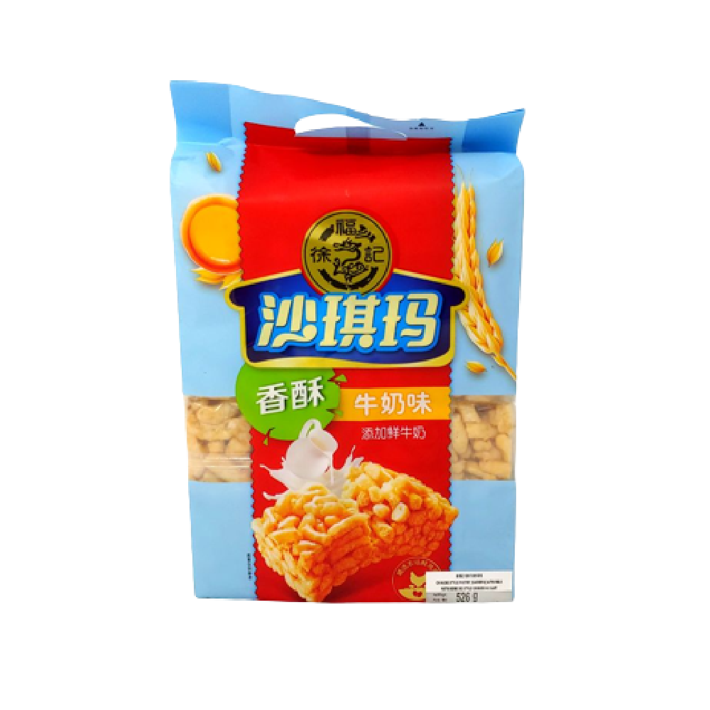 XU FU JI (Flour Cake with Egg) Carmel Sachima Milk flavour 470G