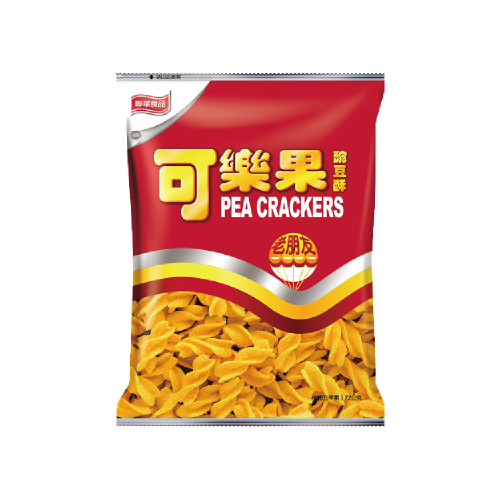 Lian Hwa Foods - Pea Crackers (Traditional Flavor) 72g