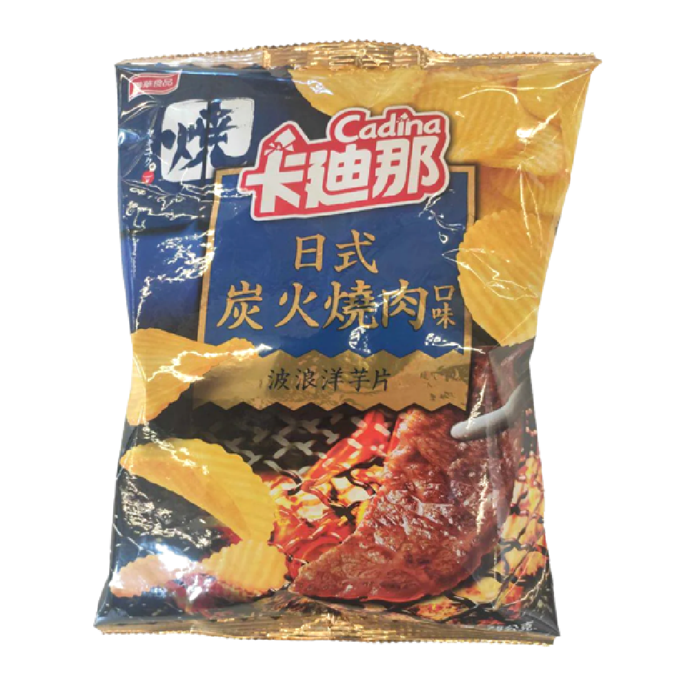 Lian Hwa Foods - Cadina Potato Chips Crinkle Cut (Japanese Barbecue Fl