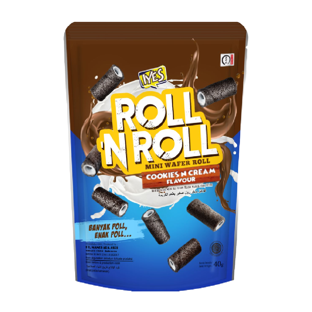 Iyes Roll N Roll Cookies & Cream 40g