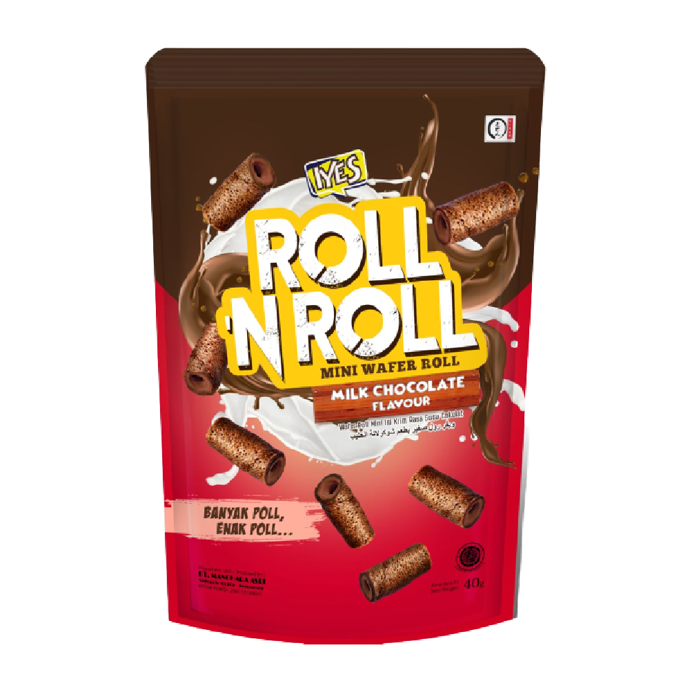 Iyes Roll N Roll Milk Chocolate 40g