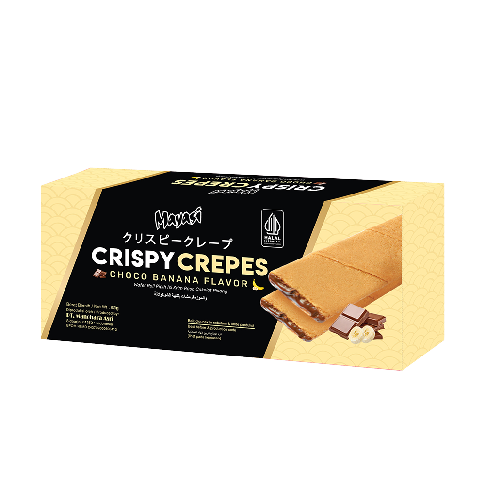 Mayasi Crispy Crepes Choco-Banana 85g