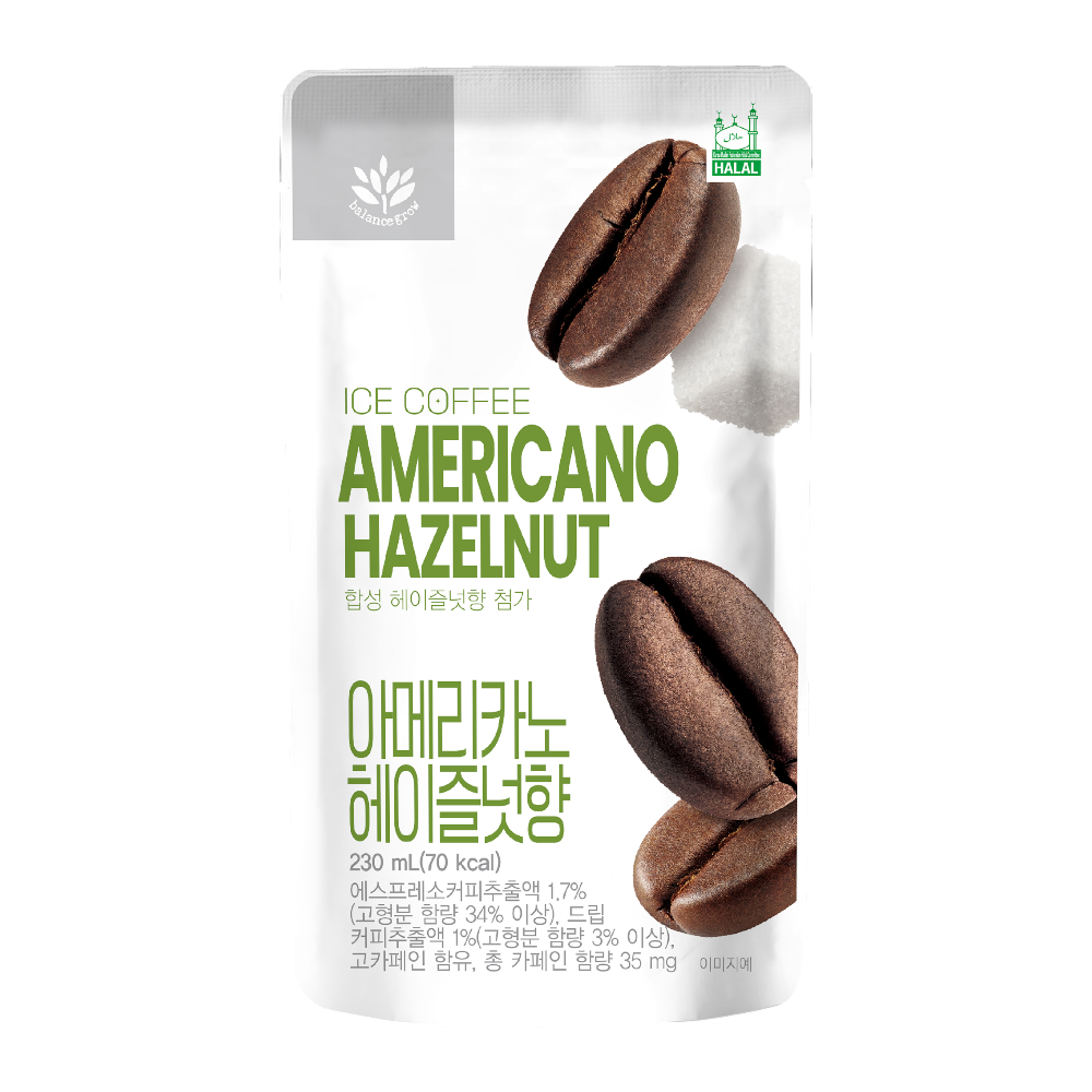 BALANCE GROW Hazelnut Americano Pouch Drink 230ml
