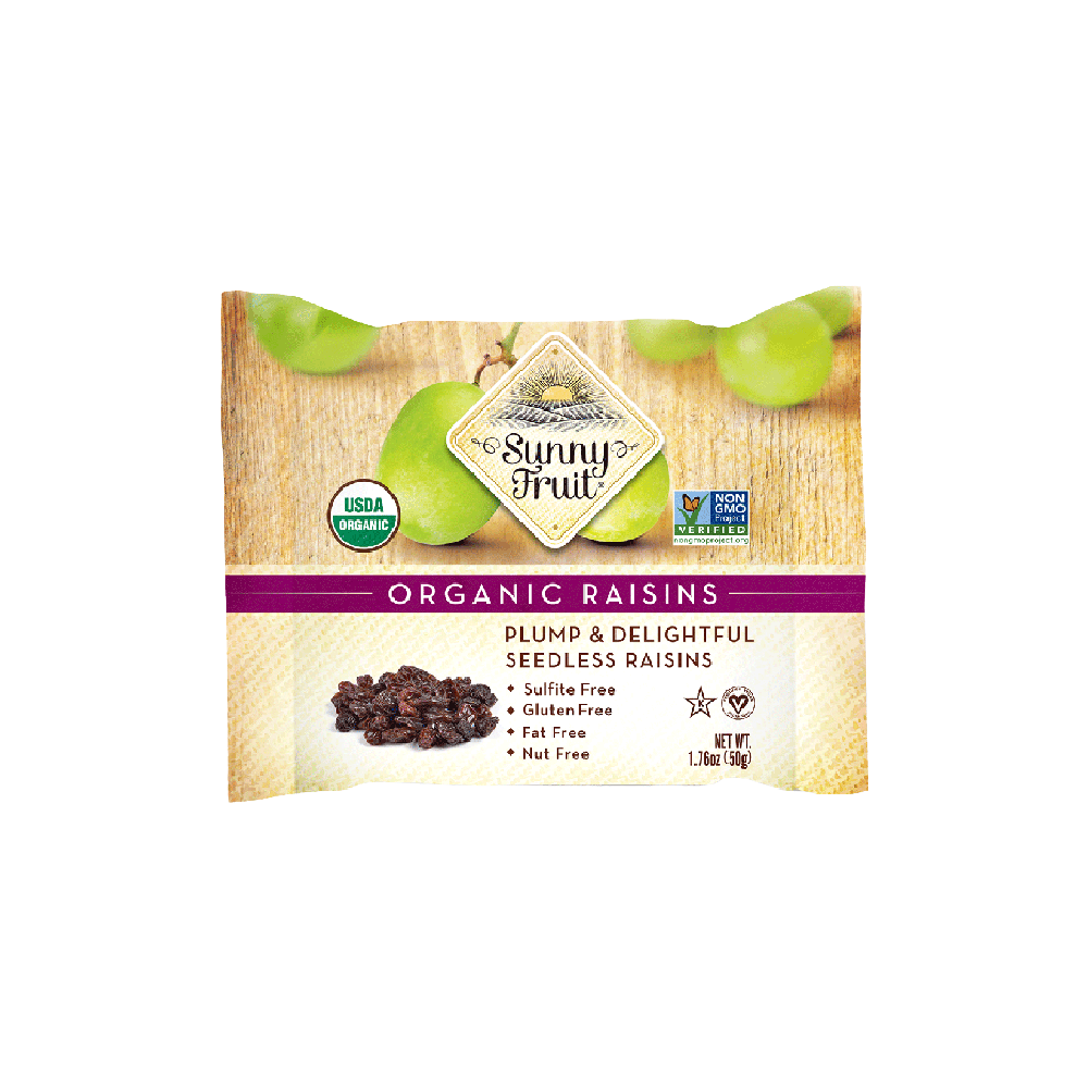 SUNNY FRUIT Organic Raisins 50g
