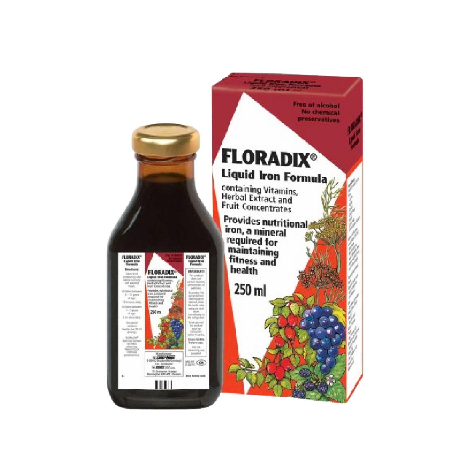 FLORADIX Liquid Iron Formula 250ML
