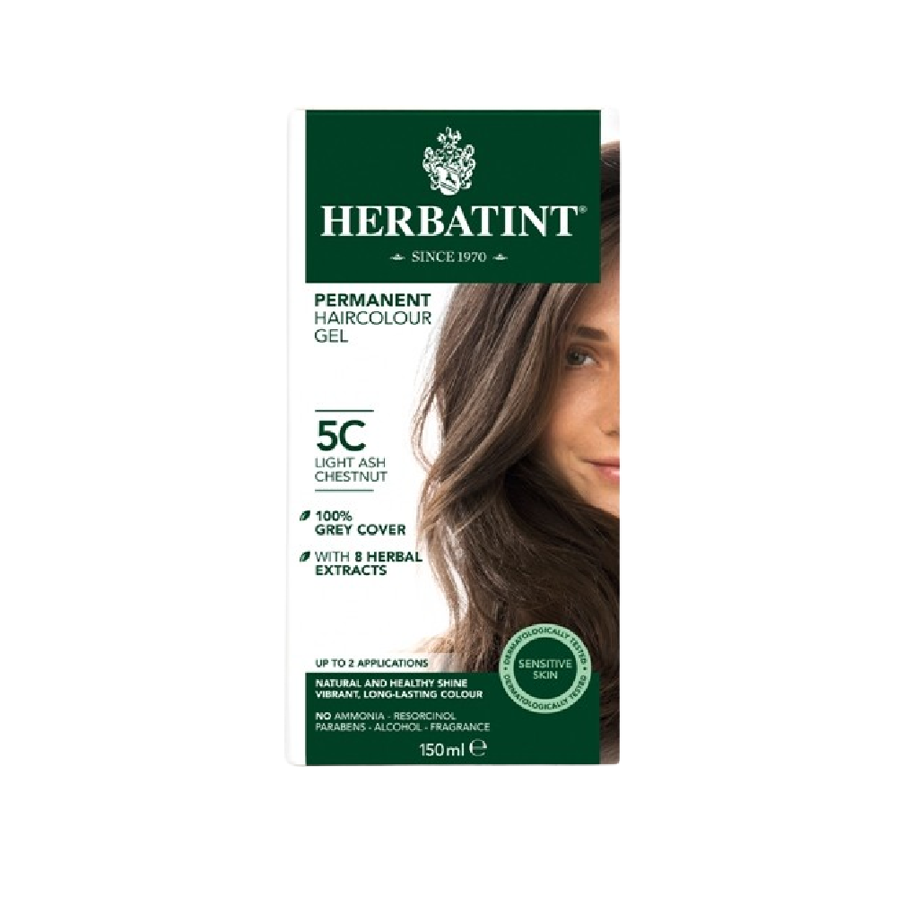 HERBATINT Permanent Herbal Hair Color Light Ash Chestnut 150ML