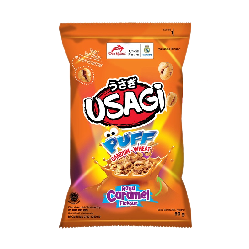 USAGI Wheat Puff Caramel 60g