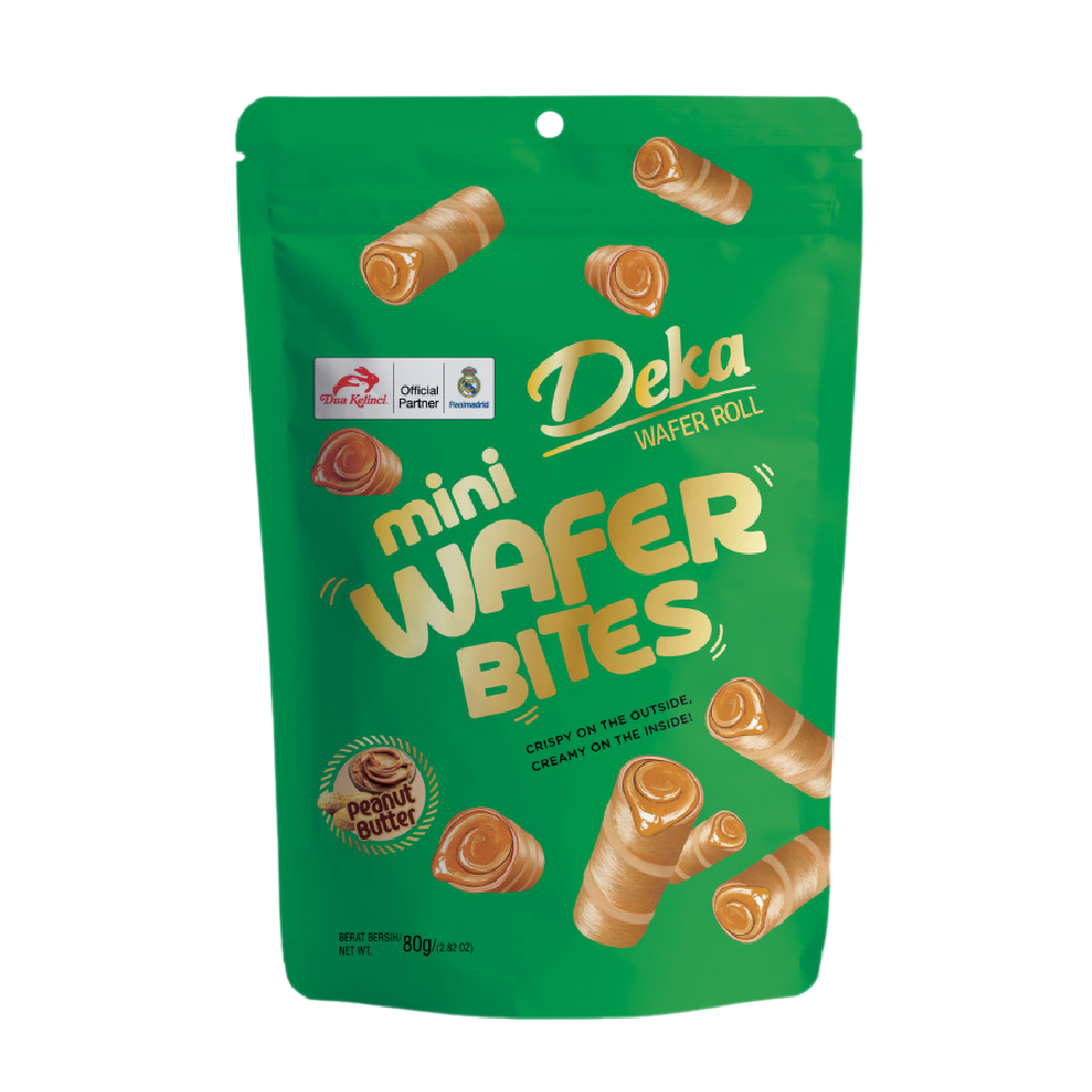 DEKA Mini Wafer Bites Peanut Butter 72g