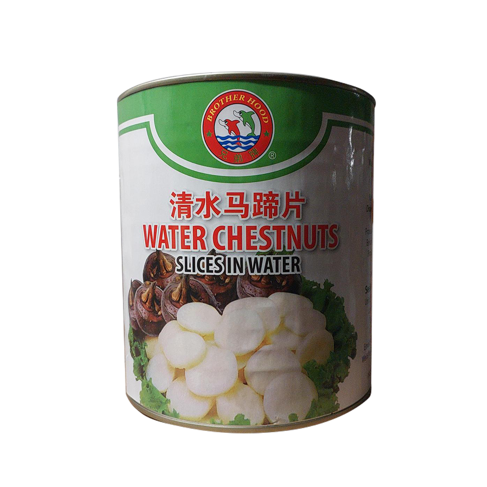 BROTHERHOOD Water Chestnuts Sliced in Water 2950g