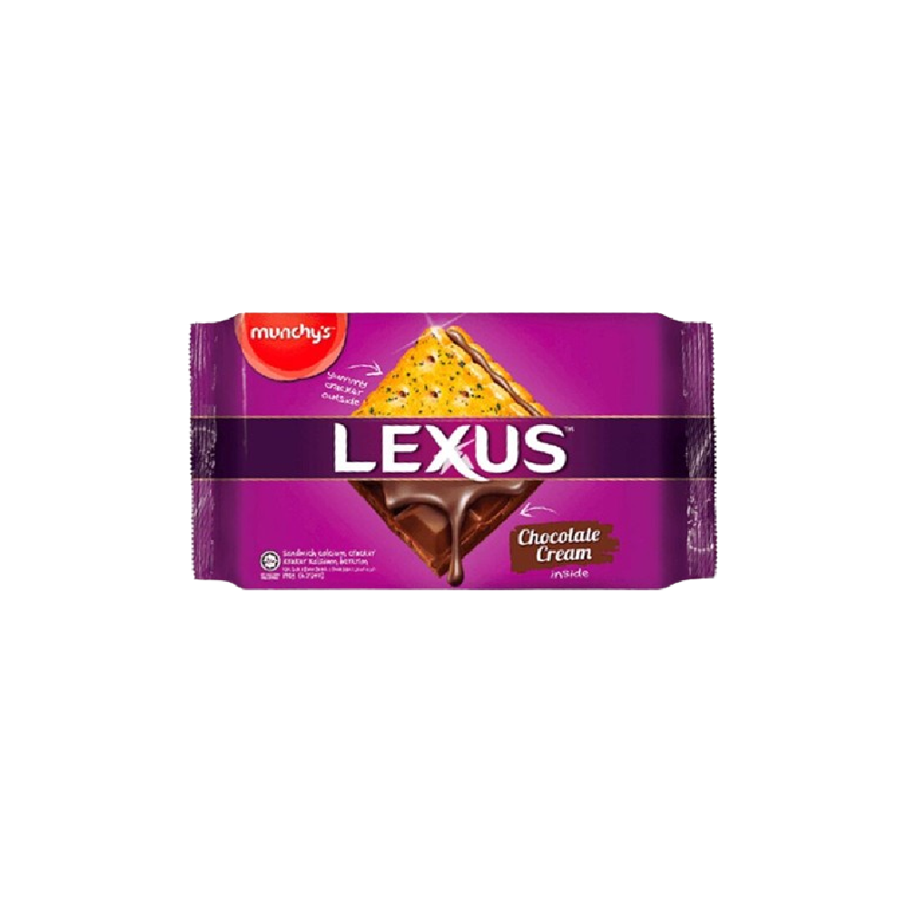 MUNCHY'S Lexus Chocolate Cream Sandwich Cracker (19g*10) 190g