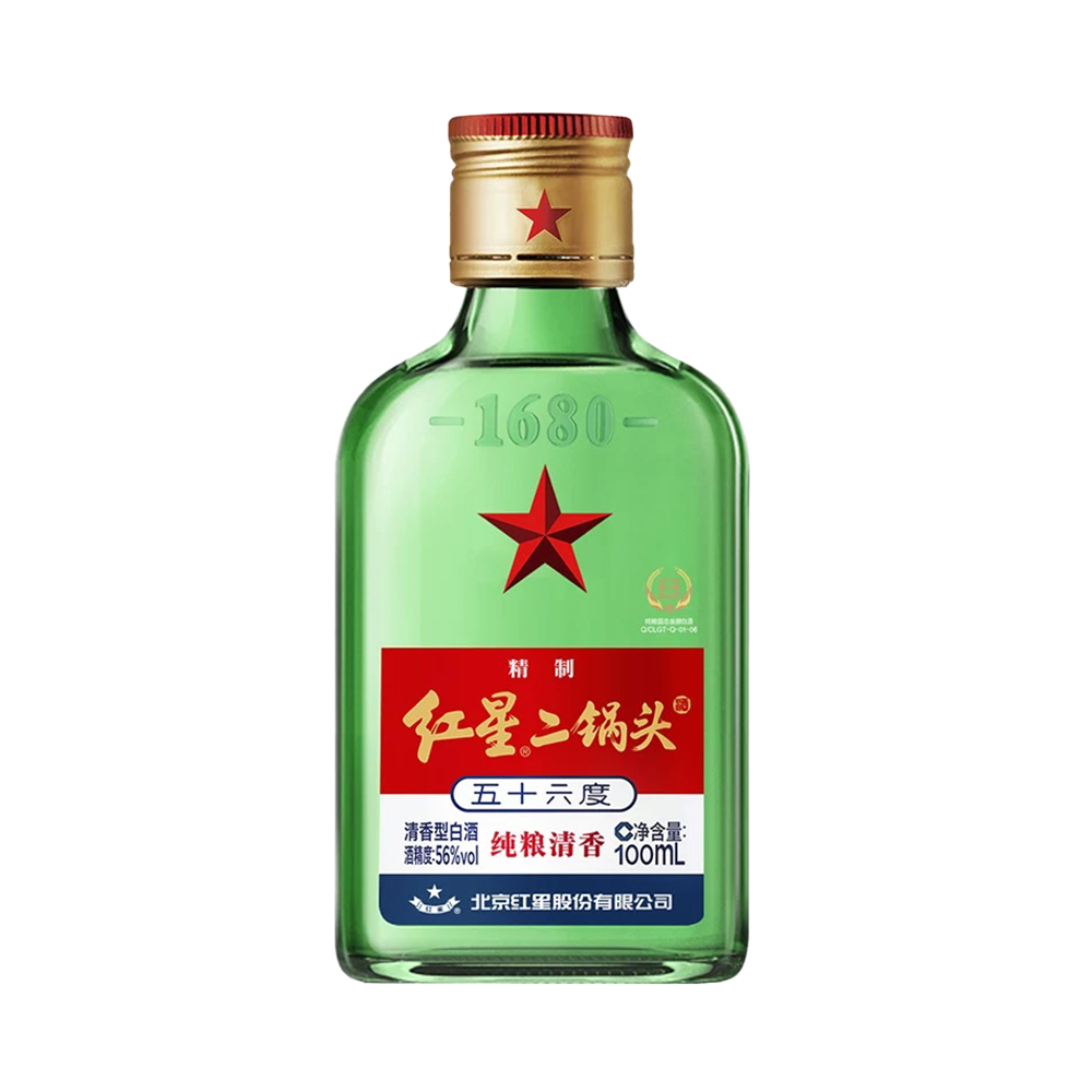 HONGXING Erguotou Sorghum Spirit 56% 100ml