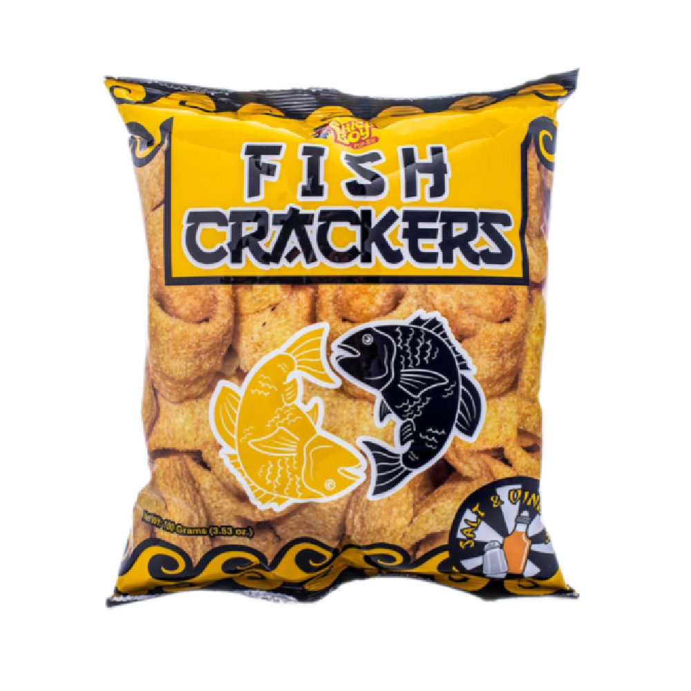 CHICKBOY Fish Crackers Salt & Vinegar 100g