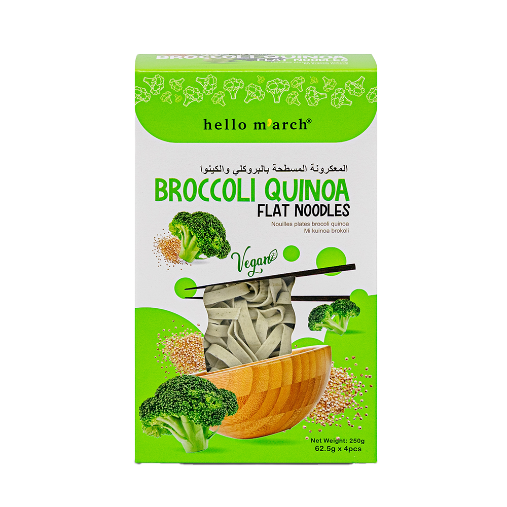 HELLO M'ARCH Broccoli Quinoa Flat Noodles 250g