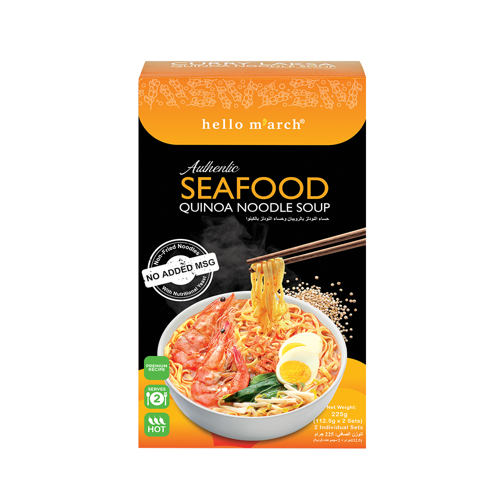 HELLO M'ARCH Authentic Seafood Quinoa Noodle Soup 225g