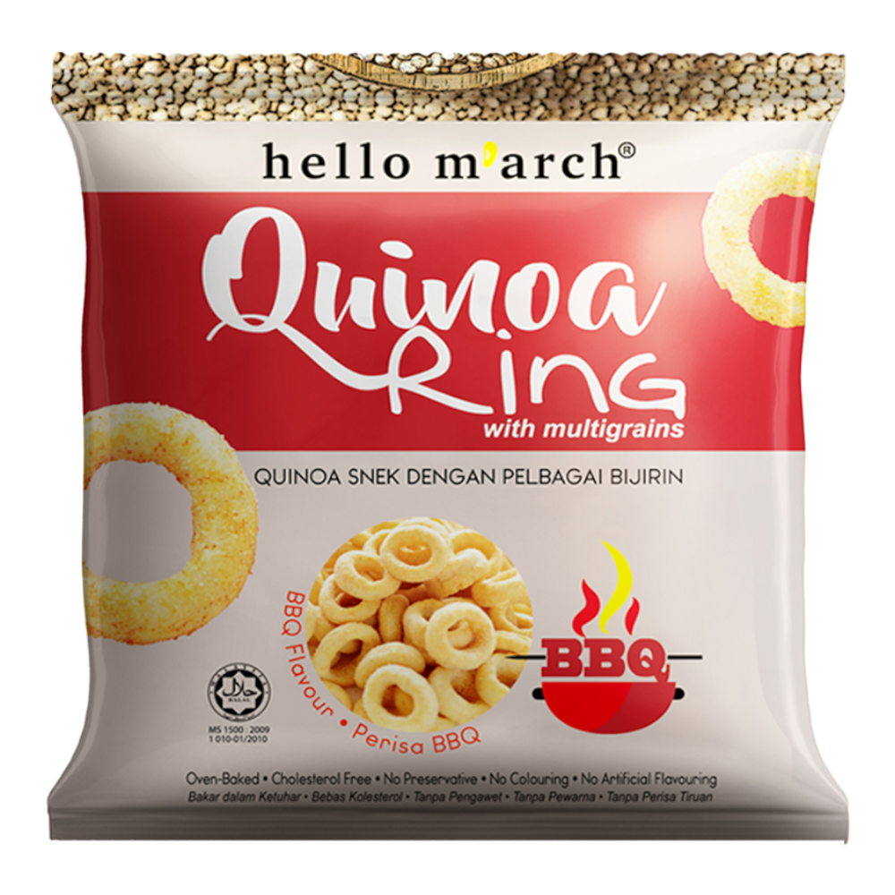 HELLO M'ARCH Quinoa Ring - BBQ Flavour 30g