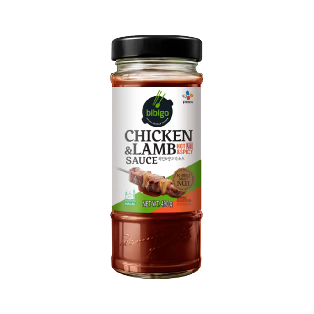 CJ BIBIGO Chicken & Lamb Sauce Hot & Spicy 490g