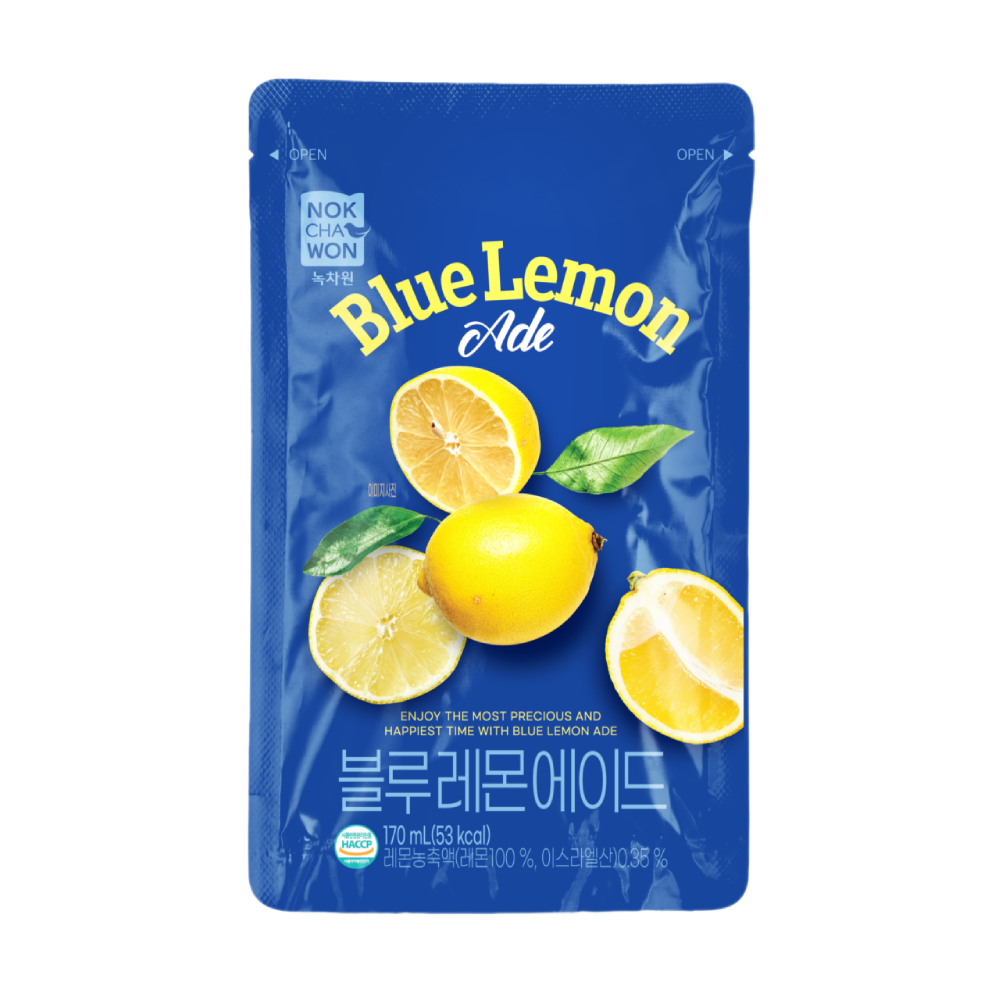 NOKCHAWON Blue Lemon Ade Pouch Drink 170ml