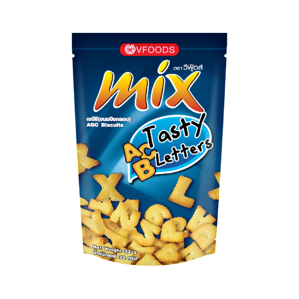 MIX ABC Biscuits - Tasty Letter 22g (ICase 12)