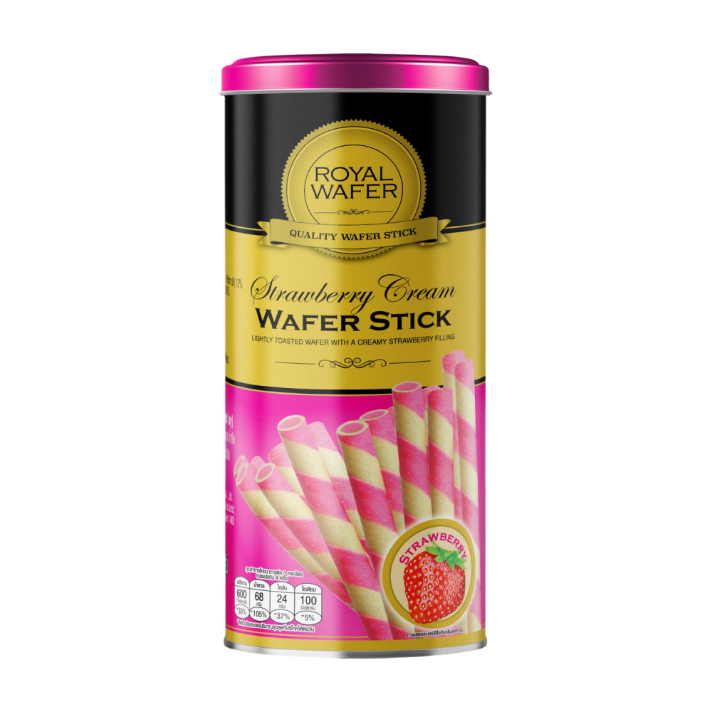 ROYAL WAFER Stick - Kem Dâu 125g