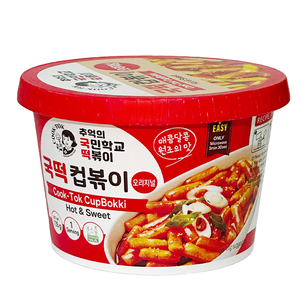 COOKTOK Tteokbokki Original Hot & Sweet 135g