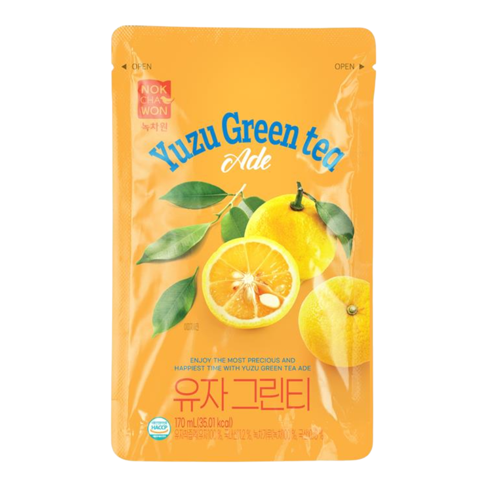 NOKCHAWON Yuzu Green Tea Ade 170ml