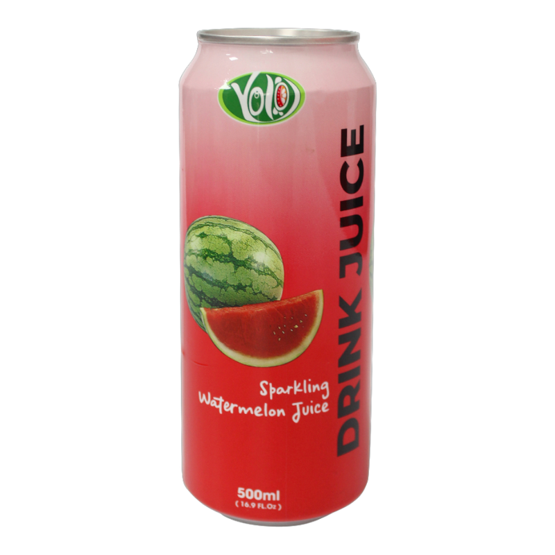 Yolo Sparkling Watermelon Juice 500ml (Case 12)