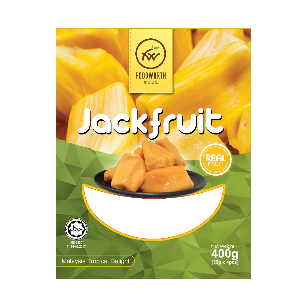 FOODWORTH J33 Jackfruit Pulp 400g (Frozen)