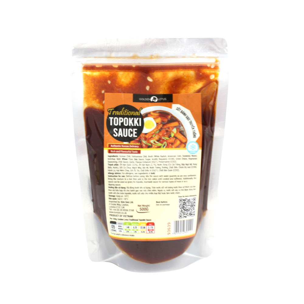 Golden Lotus Traditional Topokki Sauce 500g (Frozen)