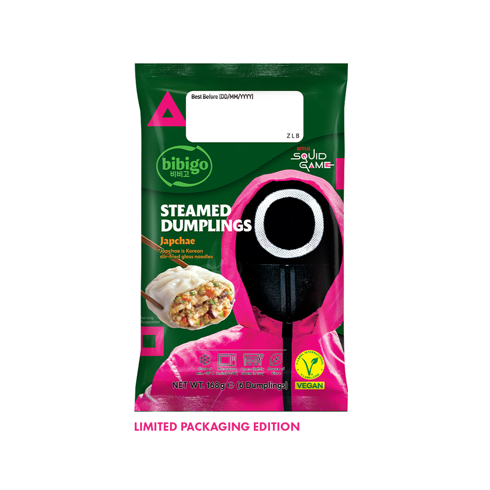 CJ BIBIGO Steamed Dumplings Steamed Japchae 168g (Frozen)