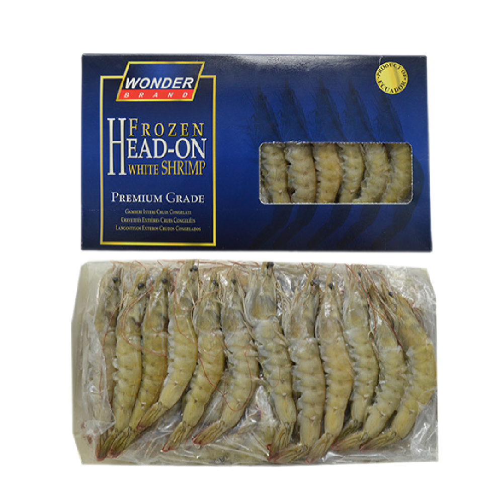 WONDER IQF HOSO Ecuadorian King Prawns 40/50 1kgnet (Frozen)